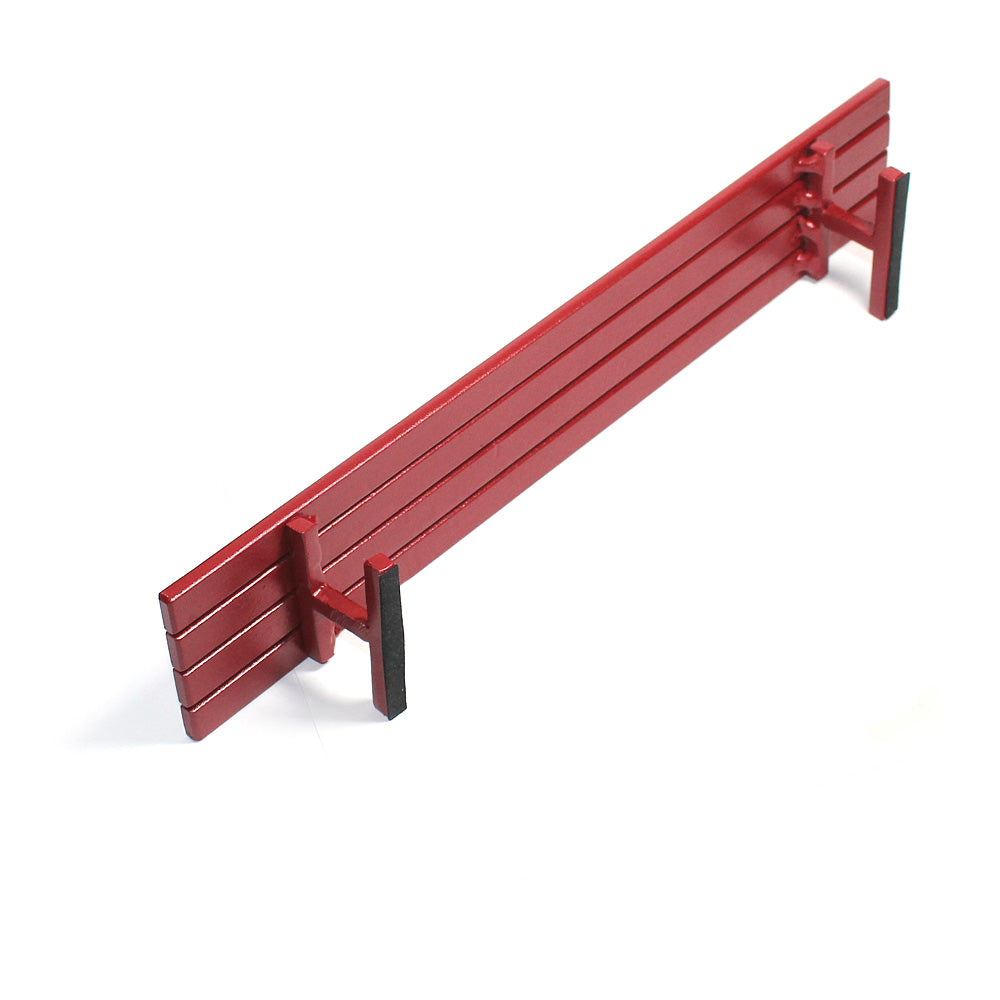 Red metal bench – yellowoodstore